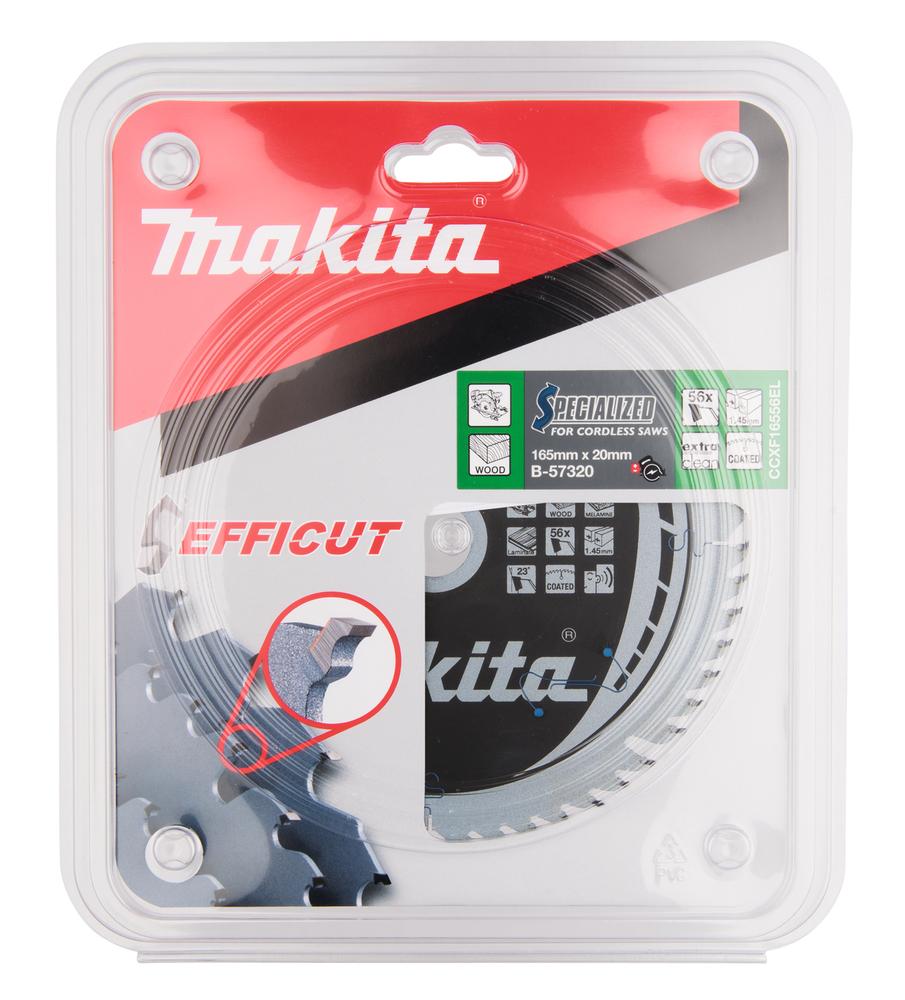 Makita B-57320-5 T.C.T. pjūklas medienai / MDF / laminatui 165X1 ...