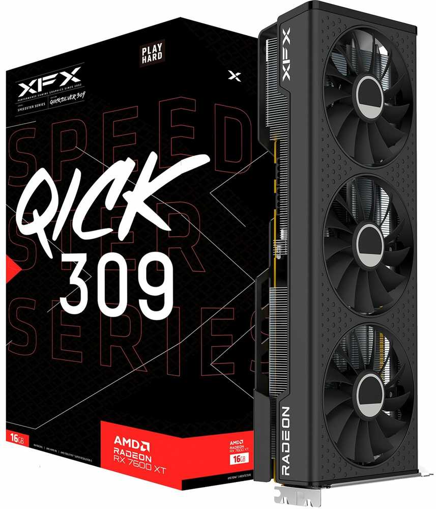 Vaizdo plokštė XFX Speedster SWFT 210 AMD Radeon RX 7600 XT, modelis ...