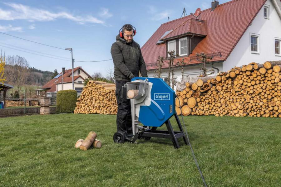 Diskinės malkų pjovimo staklės HS510, 505 mm, 2,6 kW 230 V, Scheppach ...