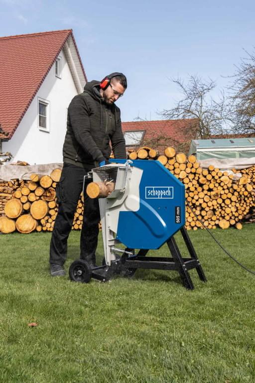 Diskinės malkų pjovimo staklės HS510, 505 mm, 2,6 kW 230 V, Scheppach ...