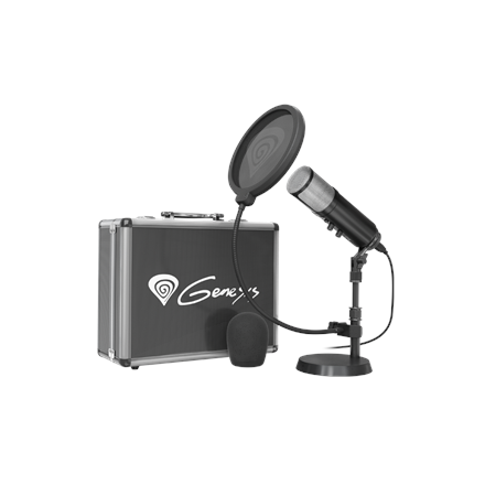 Genesis Gaming microphone Radium 600 USB 2.0, Juodas, žema kaina | Varle.lt