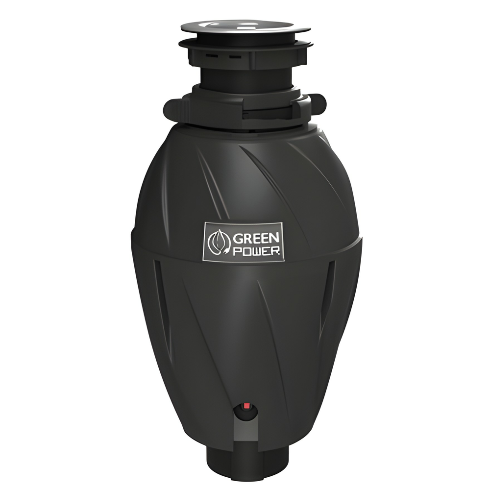 Elleci Kitchen Waste Grinder TDH01000BK Green Power 1 HP DeLuxe 750 W ...