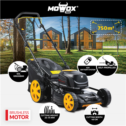 Mowox® EM 4662 SX-Li Akumuliatorinė vejapjovė (Su baterija ir ...