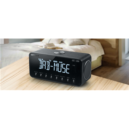 Muse | M-196 DBT | Alarm function | NFC | AUX in | Juodas | DAB+ / FM ...