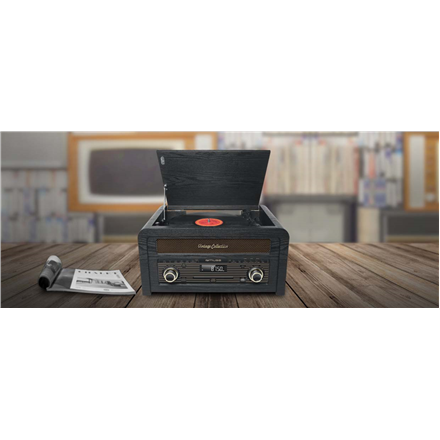 Muse | Turntable micro system | MT-115W | USB port | AUX in | CD ...