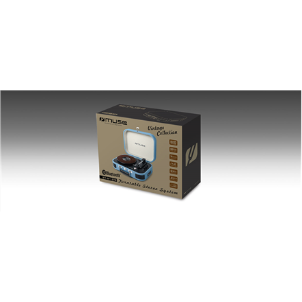 Muse | MT-201BTB | Turntable micro system | USB port | AUX in | Belaidė ...