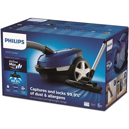 Dulkių siurblys Philips 3000 serija XD3110 / 09, Mėlynos / Juodos ...