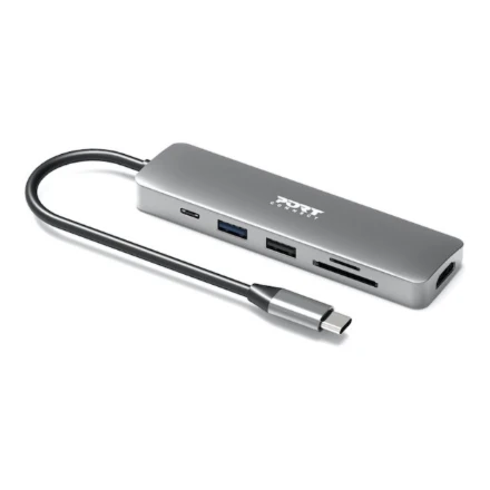 PORT CONNECT Docking Type C 5 in 1 - 1 x 4K HDMI - PD 100W - Retail ...