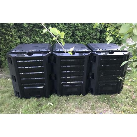 Prosperplast Ramda Composter 1200lit Juodas, modelis - ‎IKLM1200C-S411 ...