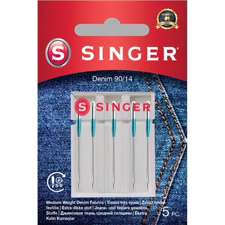 Singer Denim Needle 90 / 14 5PK, modelis - 250053403, žema kaina | Varle.lt