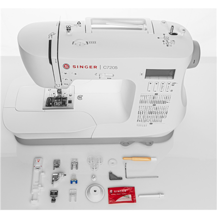 Singer Dainininkas | Siuvimo mašina | C7205 | Siūlių skaičius 200 ...