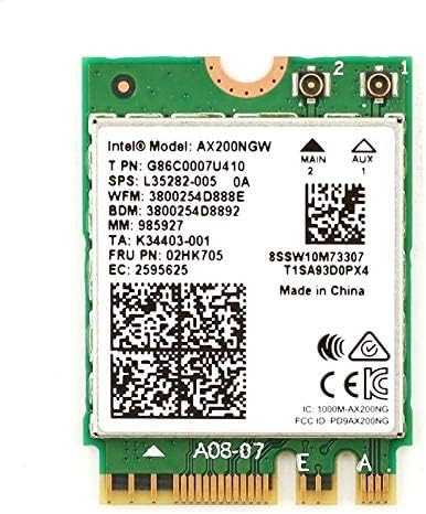 INTEL NIC WI-FI 6 AX200 2230 2x2 AX+BT vPro, modelis - AX200.NGWG, žema ...