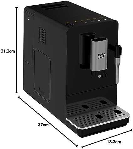 BEKO CEG 3192 B Automatinis espresso, cappuccino Kavos aparatas, juodas ...