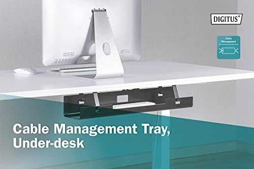 Digitus Assmann CABLE MANAGEMENT TRAY / UNDER-DESK Juodas, modelis - DA ...