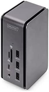 Digitus USB 4.0 Docking Station 14 in 1 2x Video 8K / 30Hz, 3x USB ...