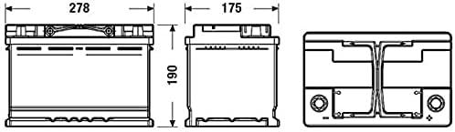 EXIDE EL700 EFB 70Ah 720A (EN) 12V akumuliatorius, modelis - EL700 ...