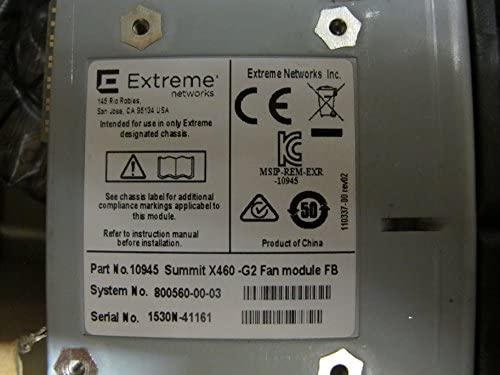 Extreme Networks Šakotuvas EXTREME FAN MODULE FOR SUMMIT X460-G2 / X450 ...