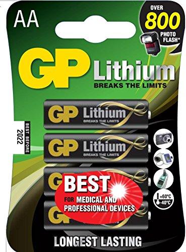 GP Battery GP Baterija 1x4 GP Lithium Mignon 1,5V AA 07015LF-C, modelis ...