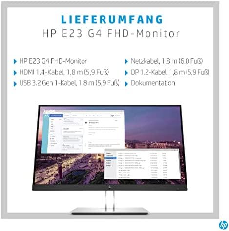 HP E23 G4 FHD monitorius – 23 colių 1920x1080 FHD 250 nitų AG, IPS ...