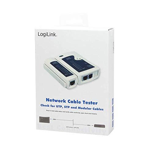 LogiLink Prisijungti | RJ11, RJ12 ir RJ45 kabelių testeris su ...