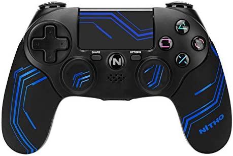 Nitho Controller Adonis Wireless Glow schw. / blau PS4 / NS / PC, modelis - MLT-ADOB-BK, žema ...