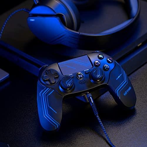 Nitho Controller Adonis Wireless Glow schw. / blau PS4 / NS / PC ...