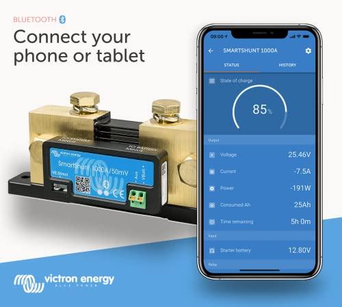 SmartShunt Victron Energy 1000A / 50mV, modelis - SHU050210050, žema ...