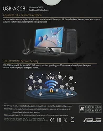 Adapteris Asus AC58 / Wireless / Dual-band USB, modelis - ‎90IG06I0 ...