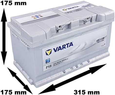 Varta Akumuliatorius 85 Ah 800 A EN 12V, modelis - ‎5852000803162, žema ...