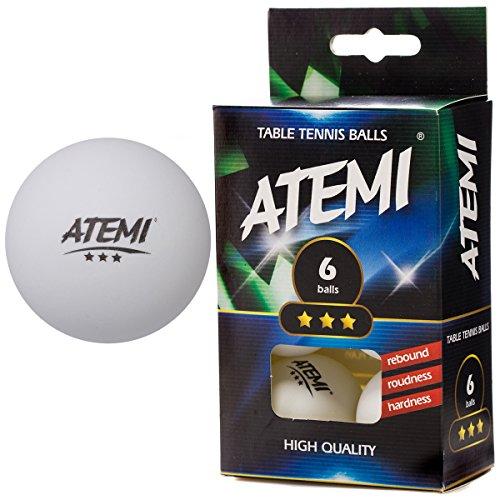 Stalo Teniso Kamuoliukai ATEMI 40+ 3* 6vnt, modelis - ATEMITTBALLS, žema kaina | Varle.lt