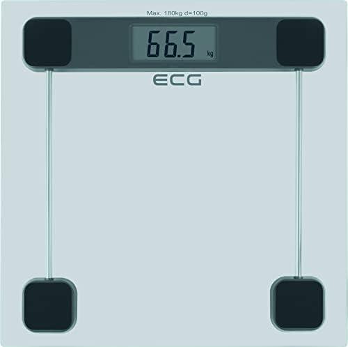 Svarstyklės ECG OV 137 Glass Personal fitness scale, large LCD display, max. weight 180 Kg ...