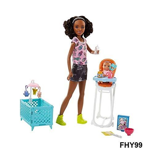 Mattel BARBIE auklė su kūdikiu, FHY97, modelis - FHY97, žema kaina ...