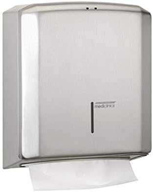 Mediclinics papīra dvieļu turētājs, matēts nerūsējošais tērauds AISI ...