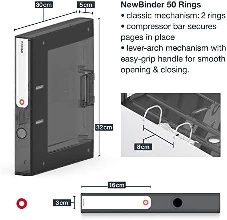 Moxom segtuvas NEW BINDER MOXOM segtuvas, plastikinis, A4 / 50mm ...
