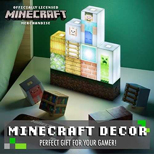Paladone Minecraft Block Building Light Character Edition lempa ...