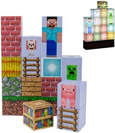 Paladone Minecraft Block Building Light Character Edition lempa ...