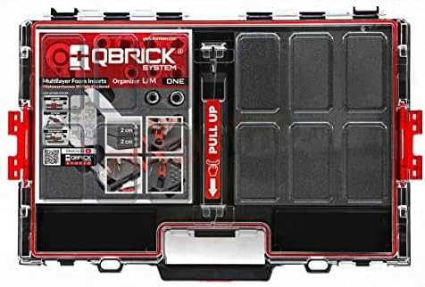Q-Brick Organizer mit Schaumstofffüllung Qbrick System ONE 2.0 ORGANIZER L MFI, modelis - ‎5123 ...