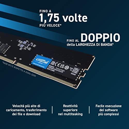 RAM atmintis Crucial DDR5 SDRAM DDR5 32 GB, modelis - ‎CT32G56C46U5 ...