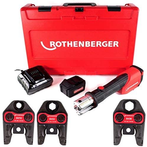 Akumuliatorinis presas ROTHENBERGER Romax 4000 Set SV15-22-28mm ...