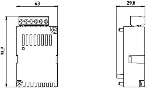 „Siemens“ plėtinio modulis, skirtas PAC3200 / PAC4200 PAC RS-485 ...