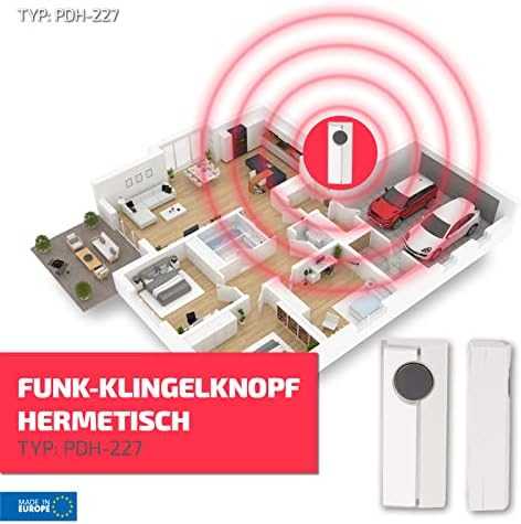 Zamel BLIK skambučio mygtukas belaidis hermetika IP44 PDH-227, modelis ...