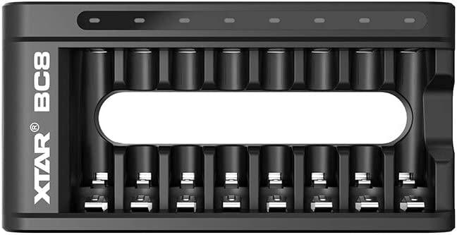Xtar 8 x Ni-MH ir 1,5V Li-ion AA / AAA akumuliatorių kroviklis BC8, modelis - ‎BC8, žema kaina ...