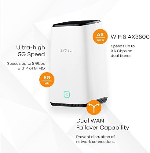 Maršrutizatorius ZYXEL FWA510, 5G NR INDOOR ROUTER, STANDALONE / NEBULA ...