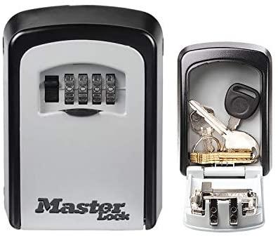 Master Lock Skaitmeninis sieninis seifas raktams su kodiniu užraktu ...