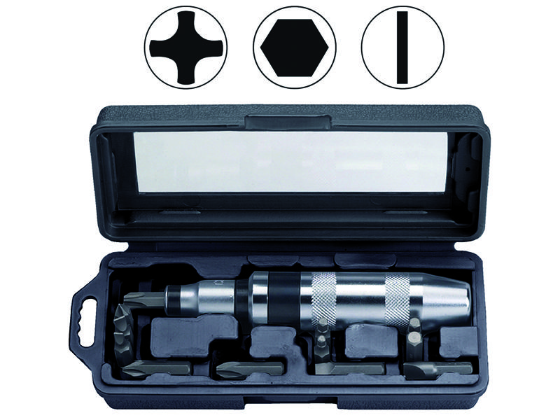 Bahco Smūginio atsuktuvo 5 / 16" kmpl 15 vnt PH,SL,HEX, modelis - 7865 ...