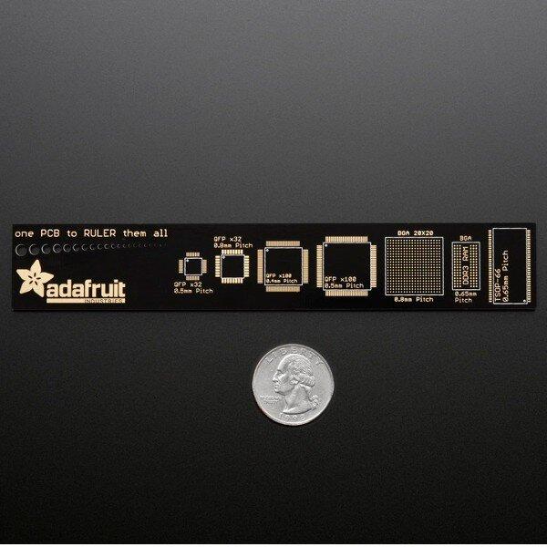 Adafruit PCB Ruler v2, liniuotė 15cm, Adafruit 1554, modelis - AN-02445 ...