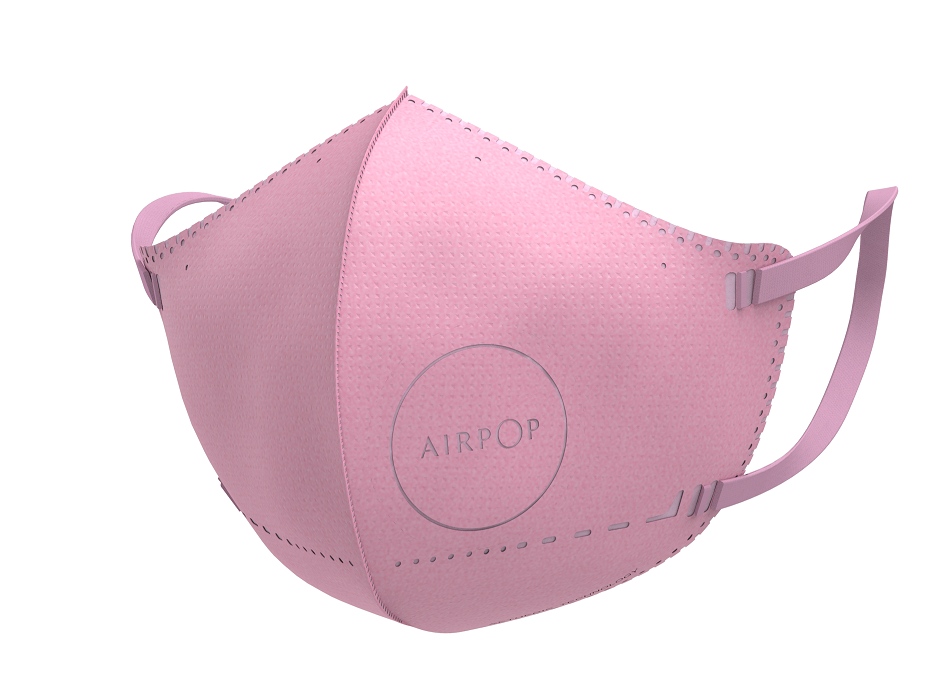 AirPOP Apsauginė veido kaukė vaikams rožinė 4 vnt, modelis - 43316 ...