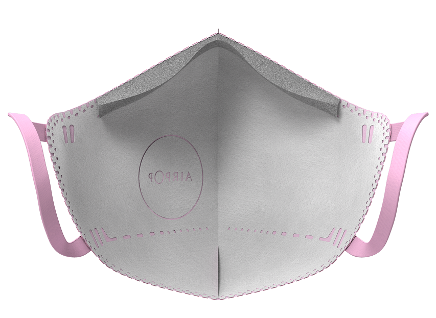 AirPOP Apsauginė veido kaukė vaikams rožinė 4 vnt, modelis - 43316 ...