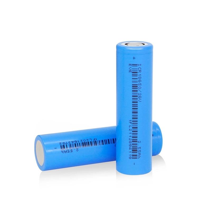 Akumuliatorius 18650 Li-Ion EVE ICR18650-26V 2500mAh 7.65A, modelis ...