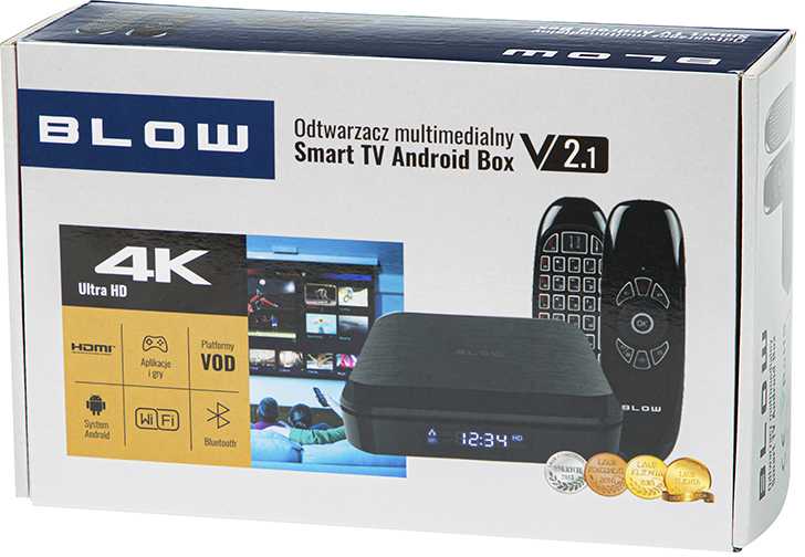 Android TV BOX BLOW BLUETOOTH V2.1 su klaviatūra, modelis - 77-306 ...